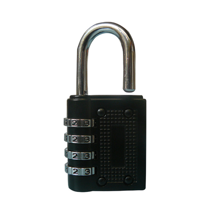 New resetable tri-circle 4 dial 43mm combination lock padlock zb40