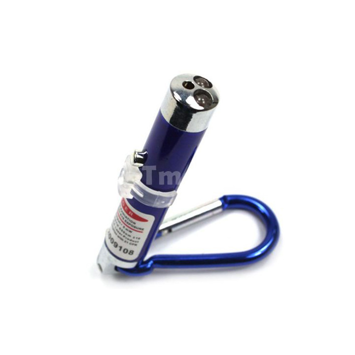 Laser pointer black 3 in 1 pocket uv lamp beam white light torch red 150m