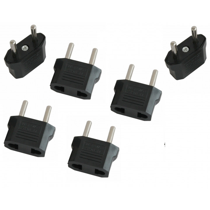 6 X Travel adapter plug china japan canada us electric sector to euro ...