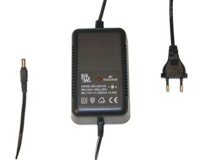 Electric power supply stabilised main supply 220vac 12vdc 1200ma ...