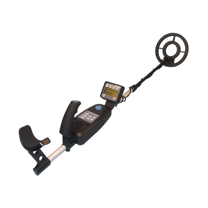 Metal detector with lcd
