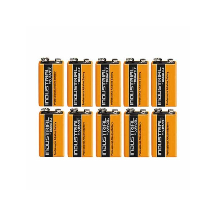 10 X 9vdc alkaline battery duracell 1604 ultra