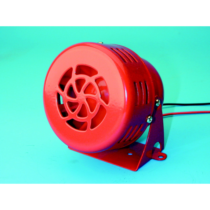 Electromechanic turbine siren 110db red turbine siren, 12vdc 0.7a 500m ...