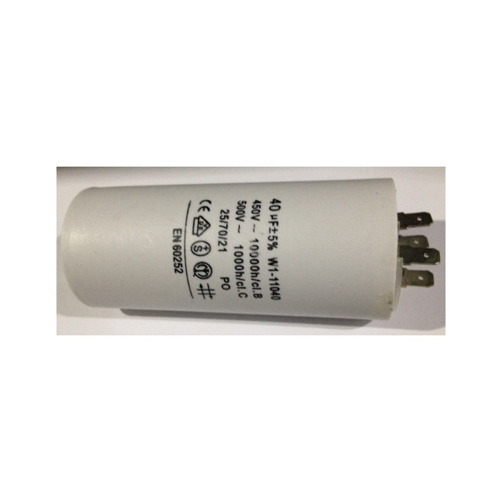 capacitor 40mf micro farad 450v 50 60hz comar ducati aezrtix karcher ...