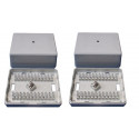 2 Anti tamper junction boxes 24 contacts electric device for derivation ...